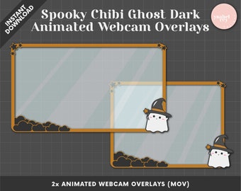 Ghost Twitch Overlay Twitch Halloween Overlays Animated - Etsy