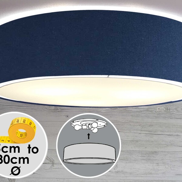 Blue Ceiling Shade - Etsy UK
