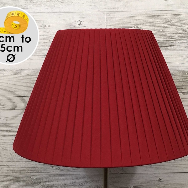 Red Lampshade - Etsy UK