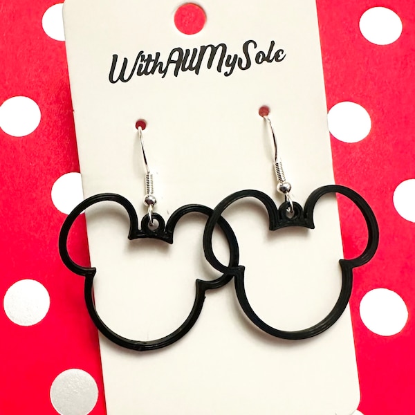 Mickey Mouse Earring - Etsy