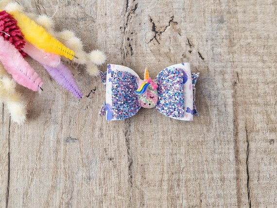 Unicorn Hair Bow for Girls Bows for Girls Unicorn Hair Clip. Perfect Unicorn Gift for Girls Best Friend Gift for Toddler Etsy UK