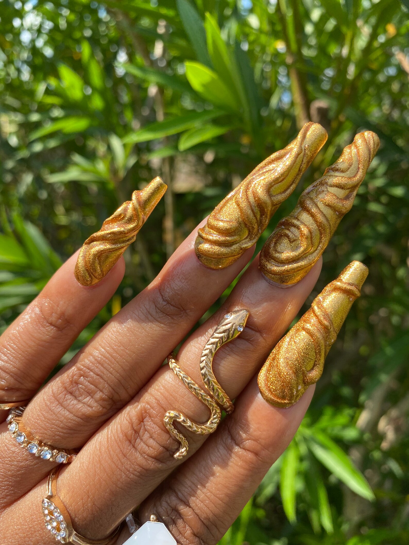 Gold Finger - Etsy