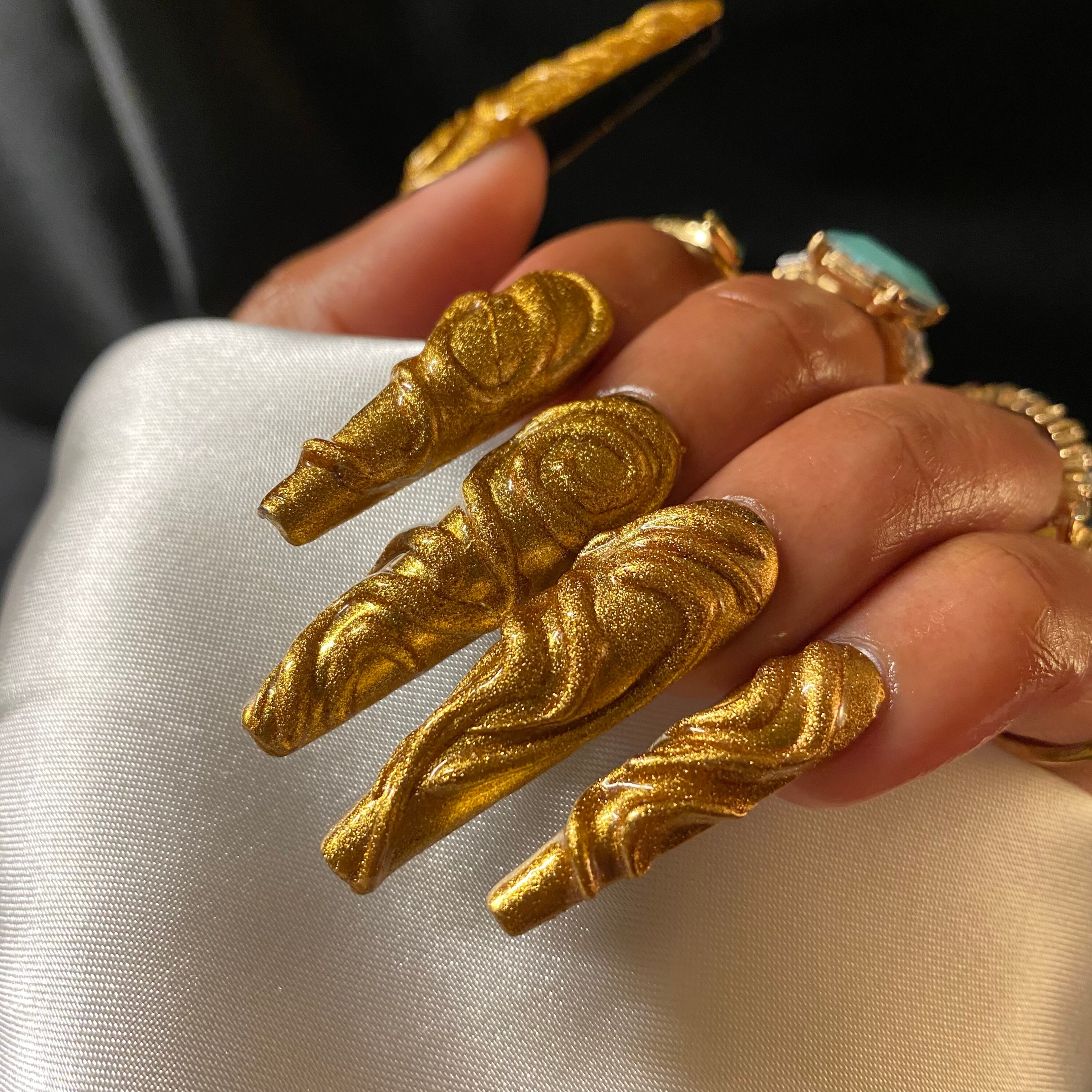 Gold Finger - Etsy