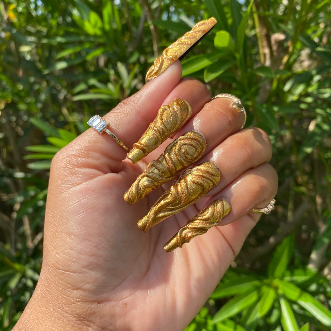 Gold Finger - Etsy