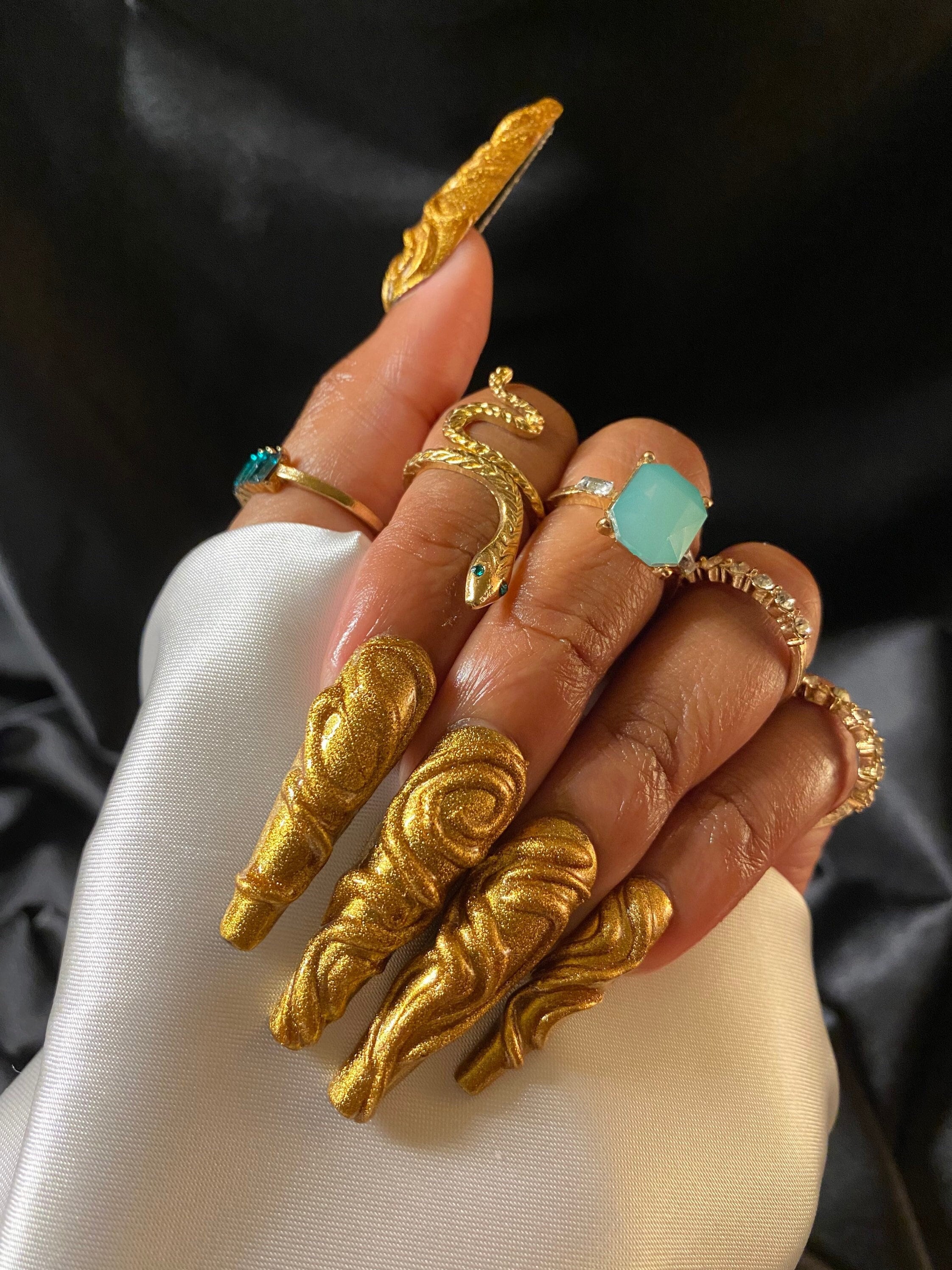Gold Finger - Etsy