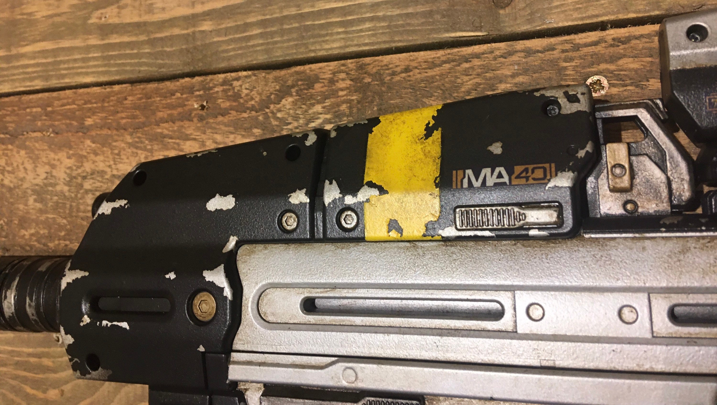 Fully Customisable Custom Painted NERF Halo MA-40 Assault Rifle game ...