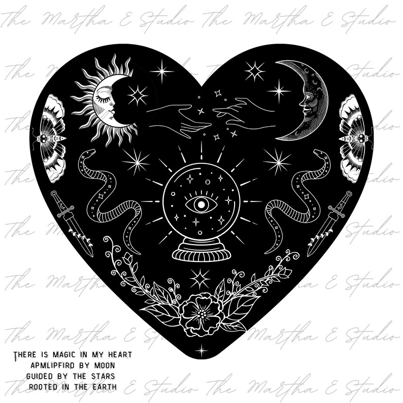 SVG and PNG - There is Magic in My Heart - Etsy