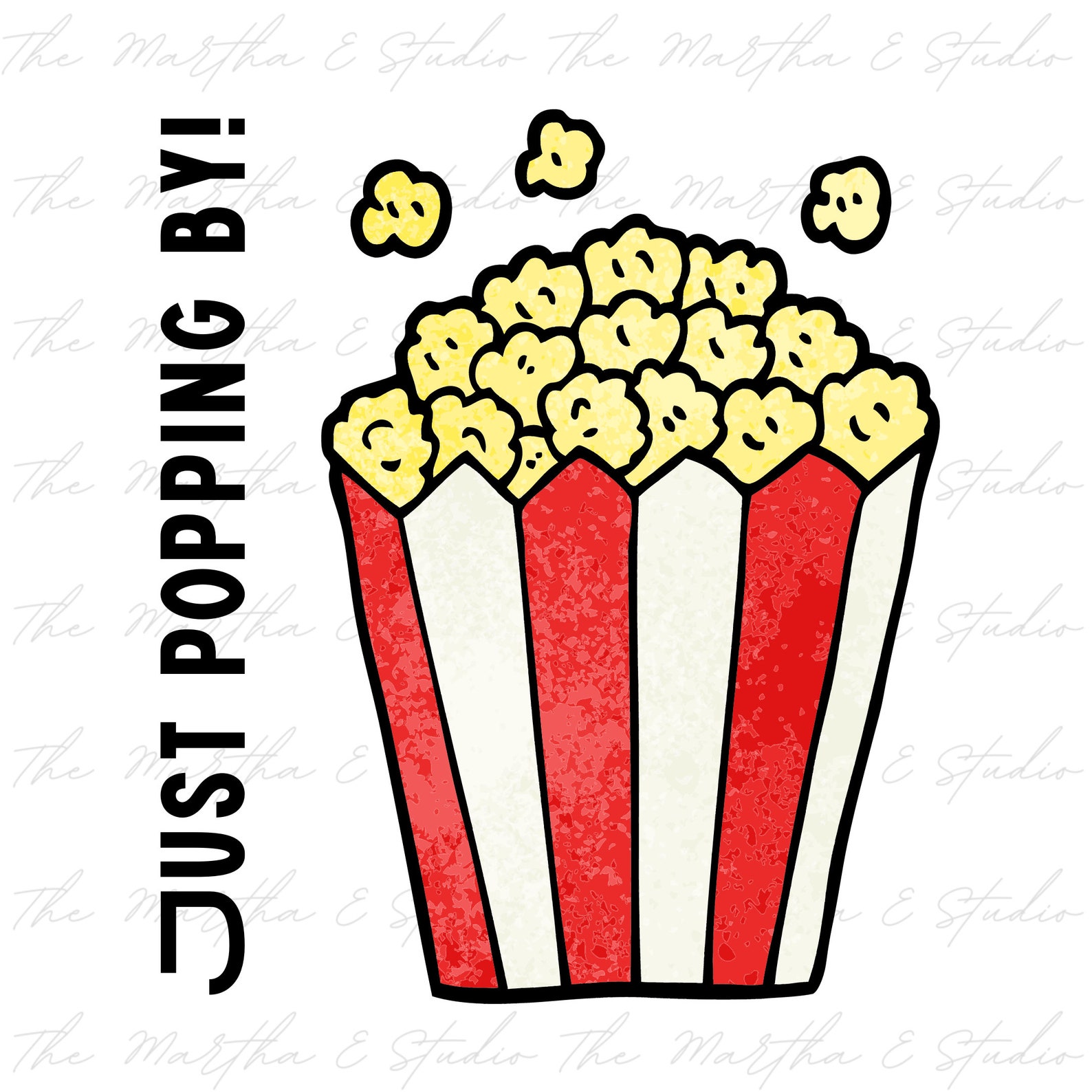 SVG and PNG Just Popping By - Etsy Canada