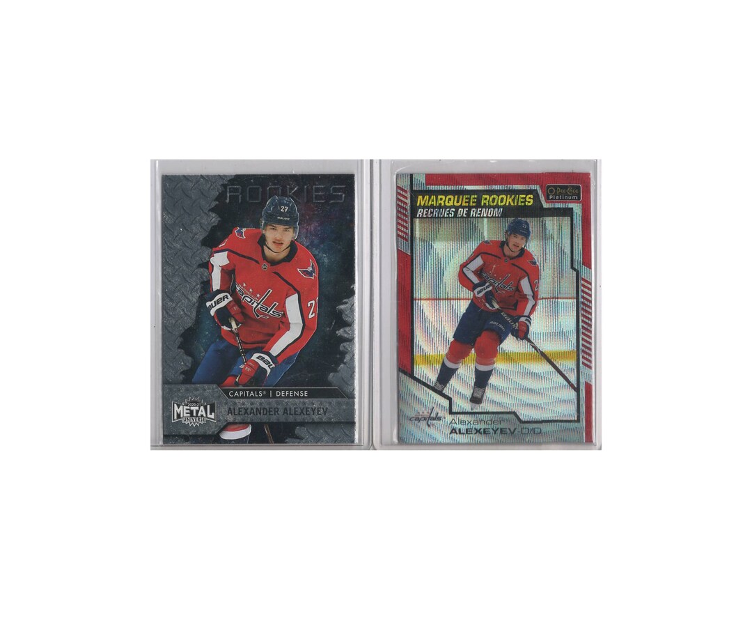 Alexander Alexeyev 2 Card Lot Comes With a Free Unopened Pack of Hockey ...