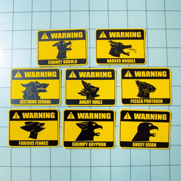 Furry Sticker - Etsy