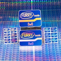 Furry Sticker - Etsy