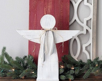Rustic Wood Angel - Etsy
