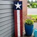 Rustic American Flag Porch Leaner, American Flag, Wood Flag. Rustic ...