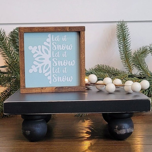 Snow Wood Sign - Etsy