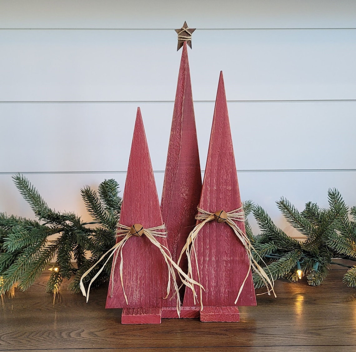 Rustic Wood Christmas Trees Wood Christmas Trees Rustic - Etsy