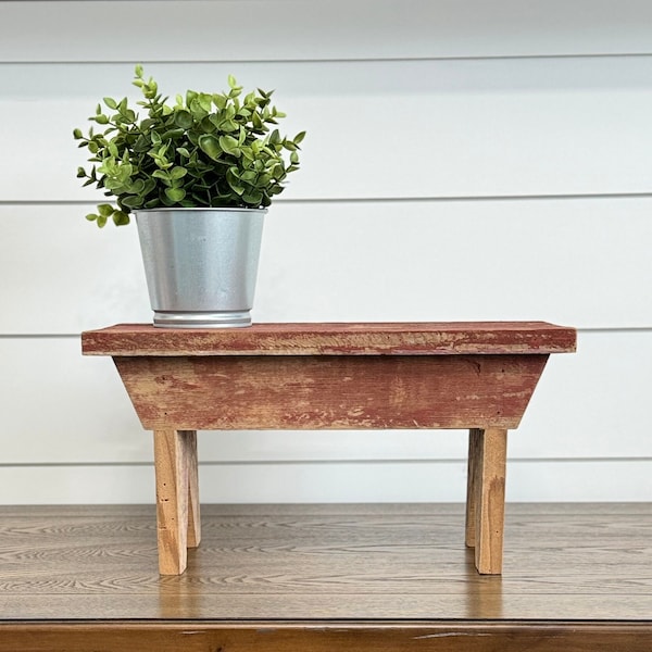 Primitive Bench - Etsy