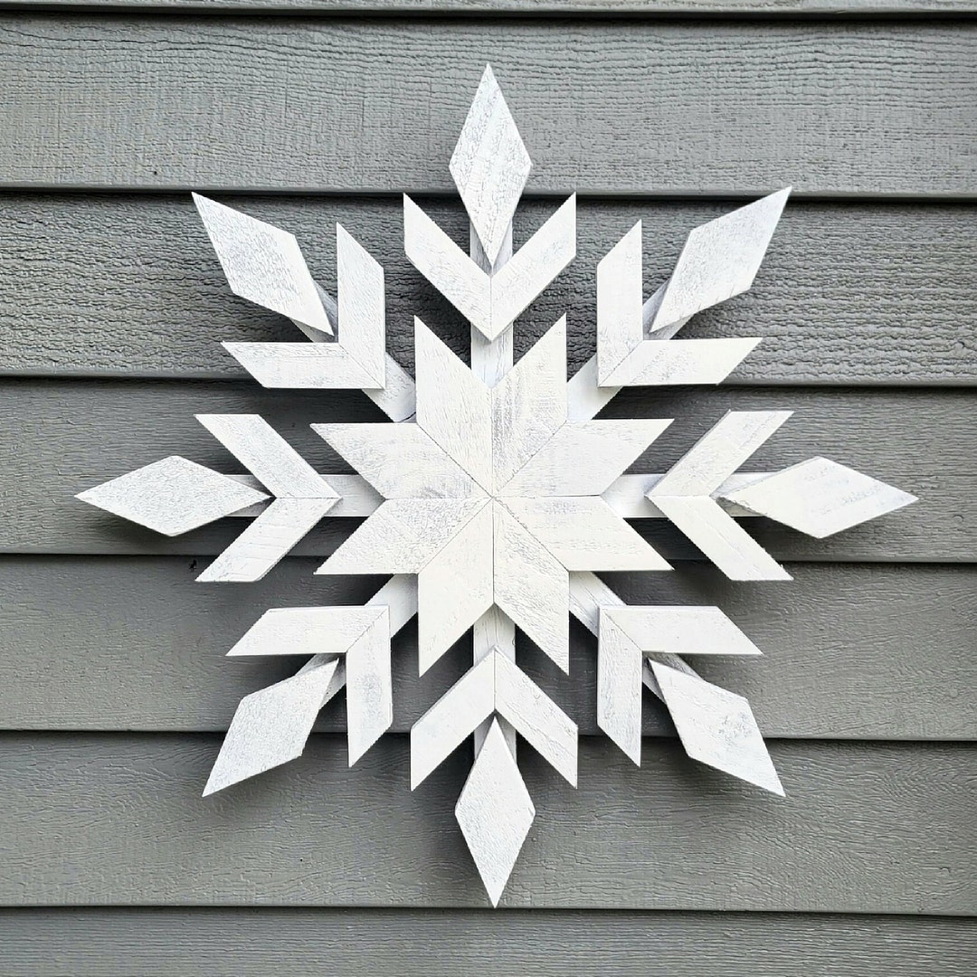 Rustic Wood Snowflake, Wood Snowflake, Christmas Decor, Winter Decor ...