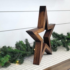Rustic Wood Star, Wood Star, Christmas Star, Christmas Decor, Rustic ...