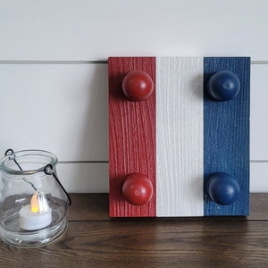 Rustic American Flag Riser, Wood Riser, 4th of July Decor, Pedestal ...