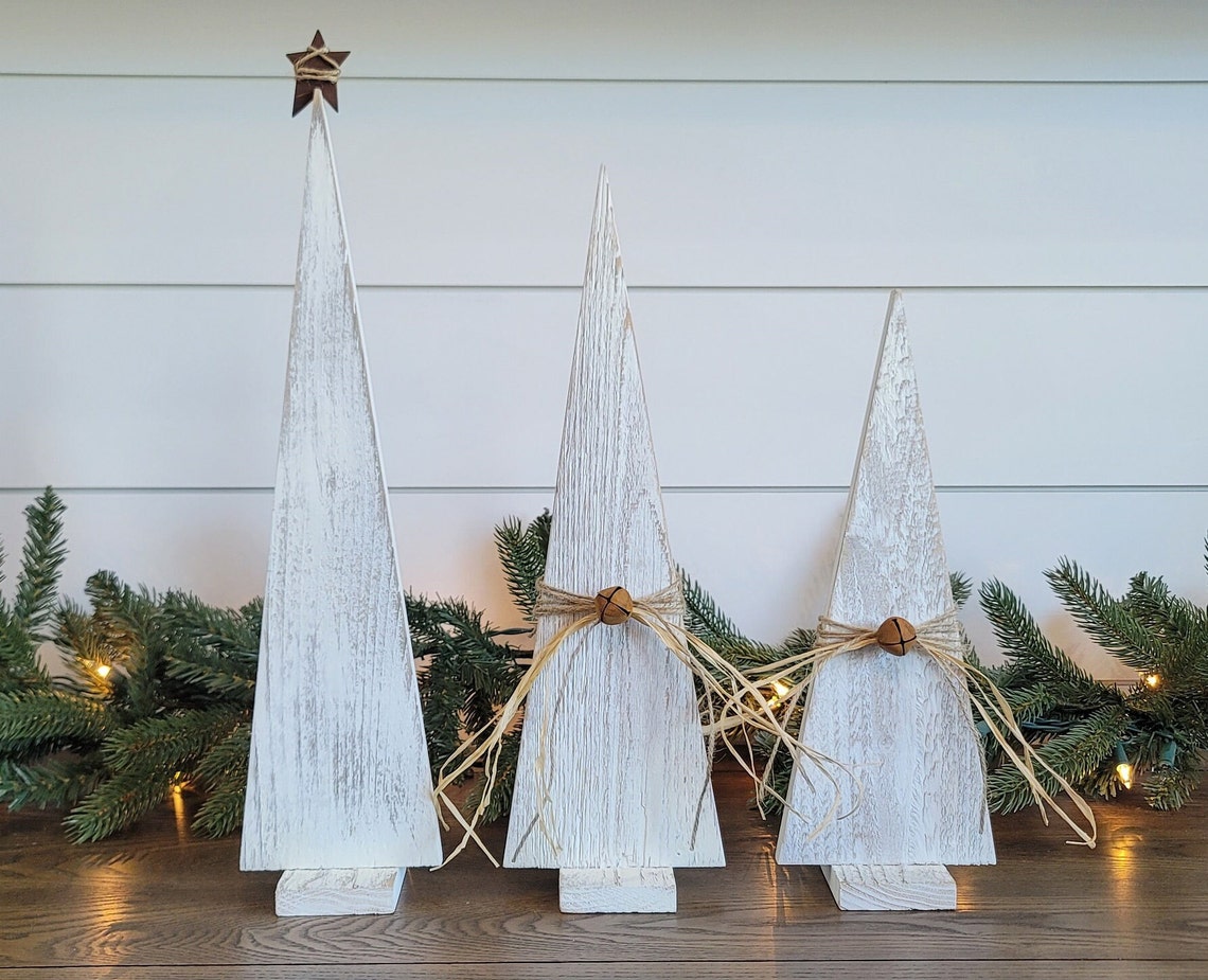 Rustic Wood Christmas Trees Wood Christmas Trees Rustic - Etsy
