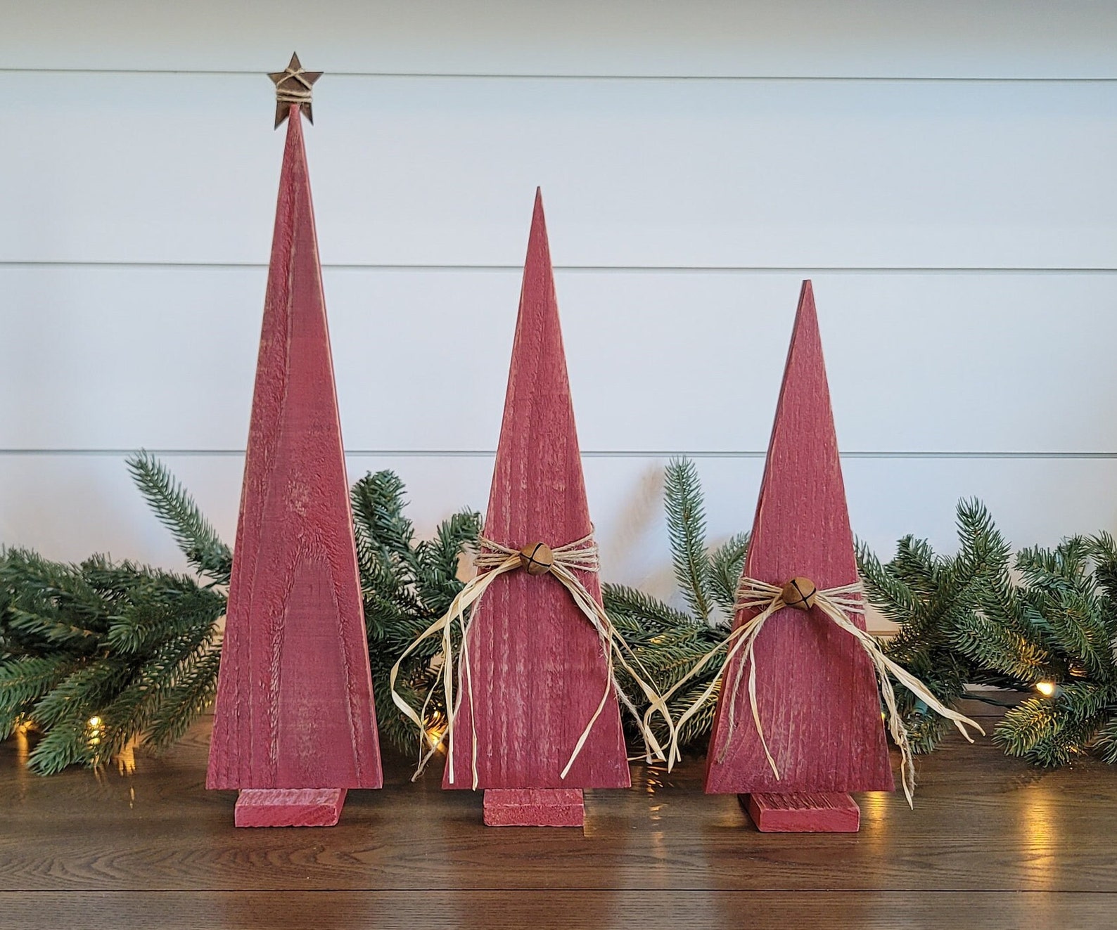 Rustic Wood Christmas Trees Wood Christmas Trees Rustic - Etsy