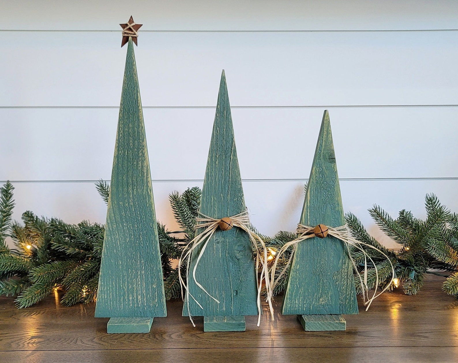 Rustic Wood Christmas Trees Wood Christmas Trees Rustic - Etsy