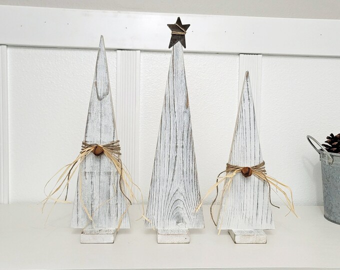 Rustic Wood Christmas Trees Wood Christmas Trees Rustic | Etsy