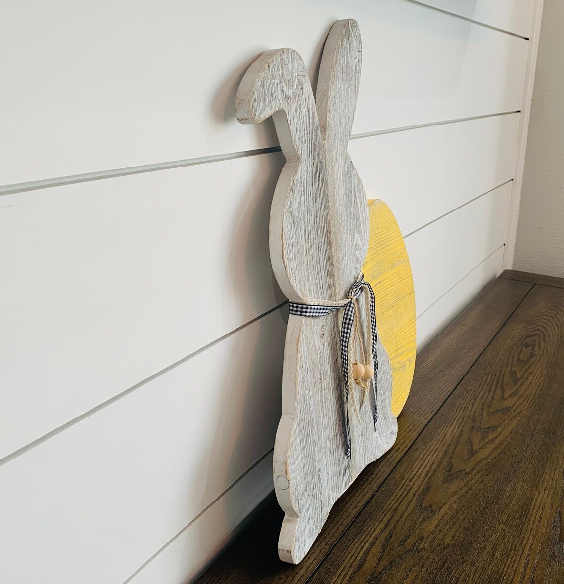 Rustic Wood Bunny Wood Easter Bunny Easter Decor Spring | Etsy