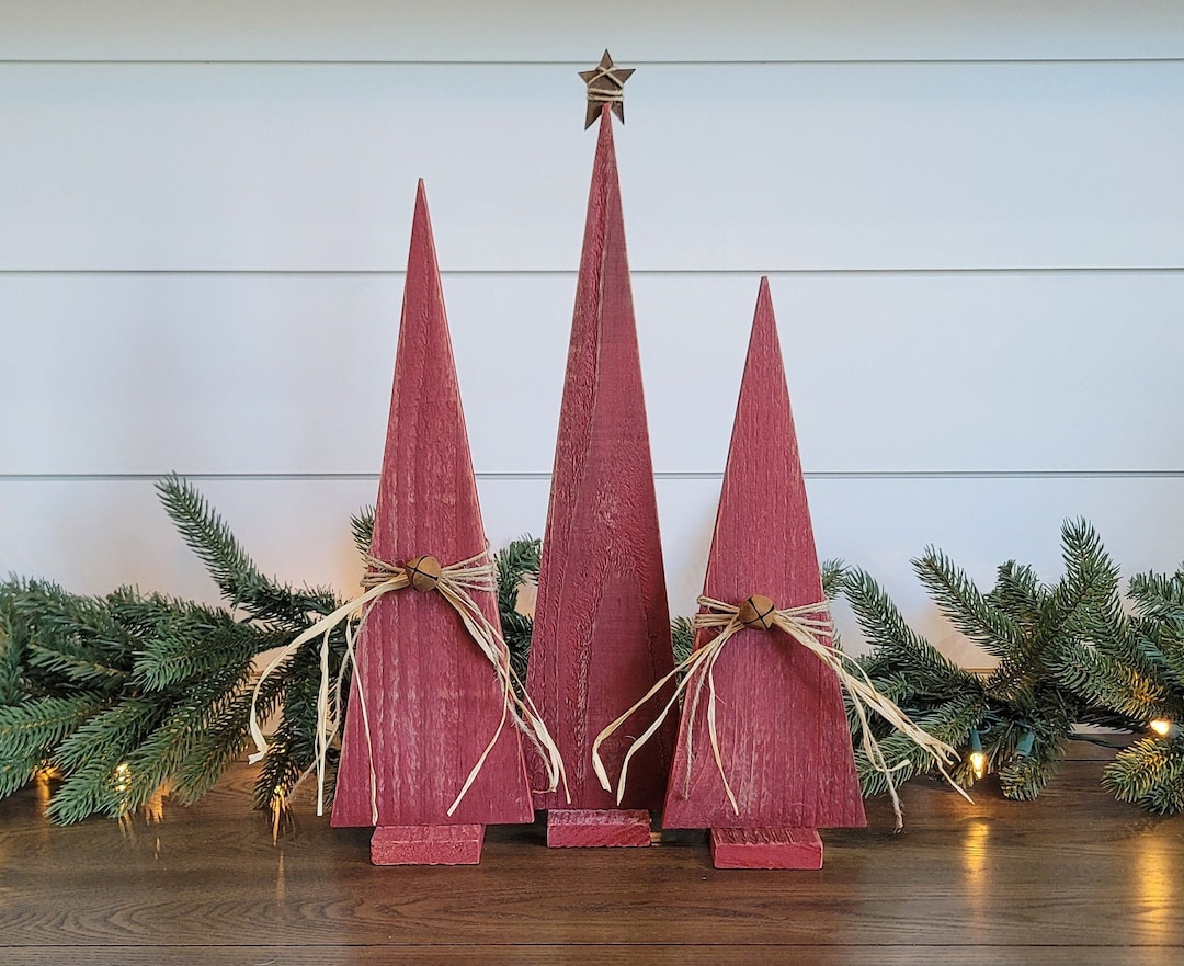 Rustic Wood Christmas Trees, Wood Christmas Trees, Rustic Christmas ...