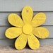 Rustic Wood Flower, Repurposed Wood Flower, Garden Flower, Wall Flower ...
