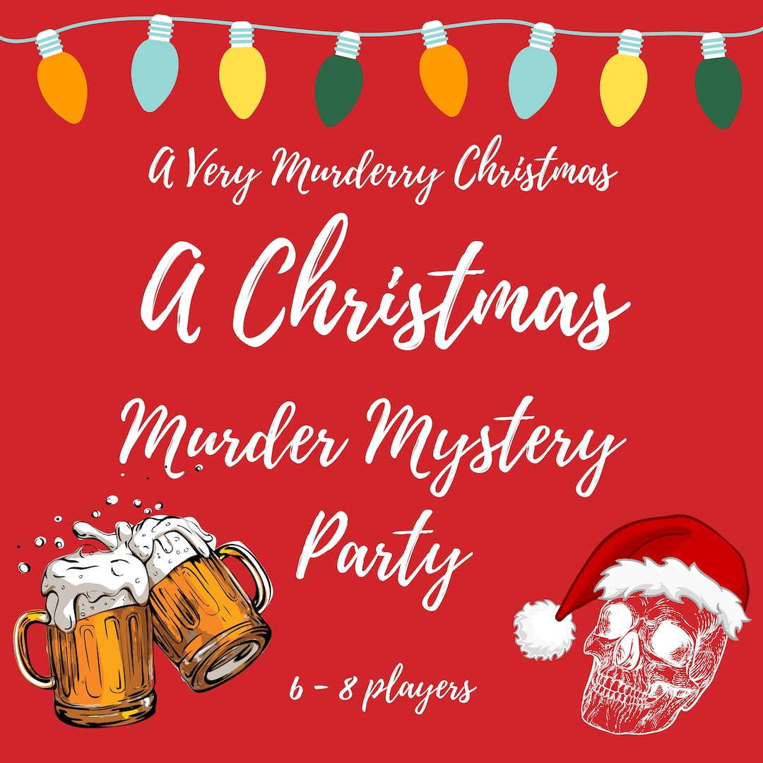 A Very Murderry Christmas/christmas Murder Mystery Party Game/xmas ...