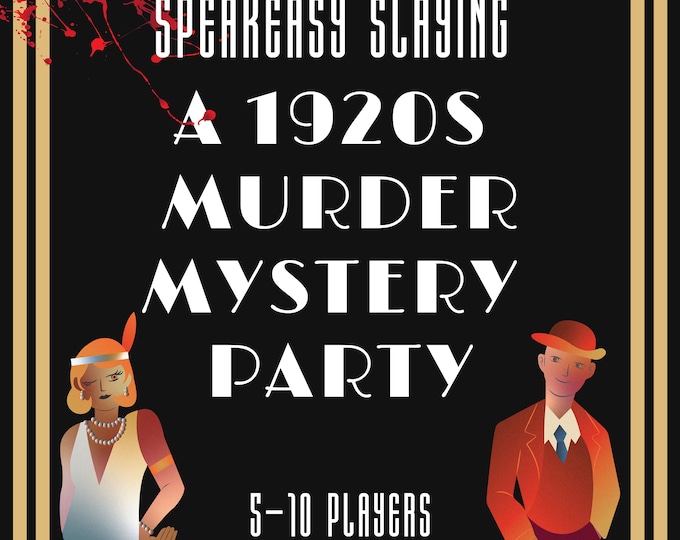 PG 10-20 Characters 1920s Speakeasy Murder Mystery Party PDF Version ...