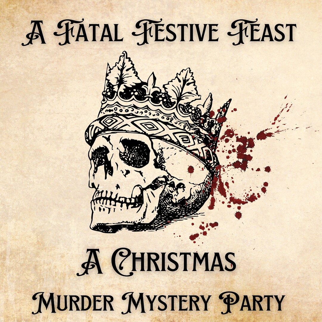 5-10 Player Royal Christmas Themed Murder Mystery Party Game/xmas Party ...