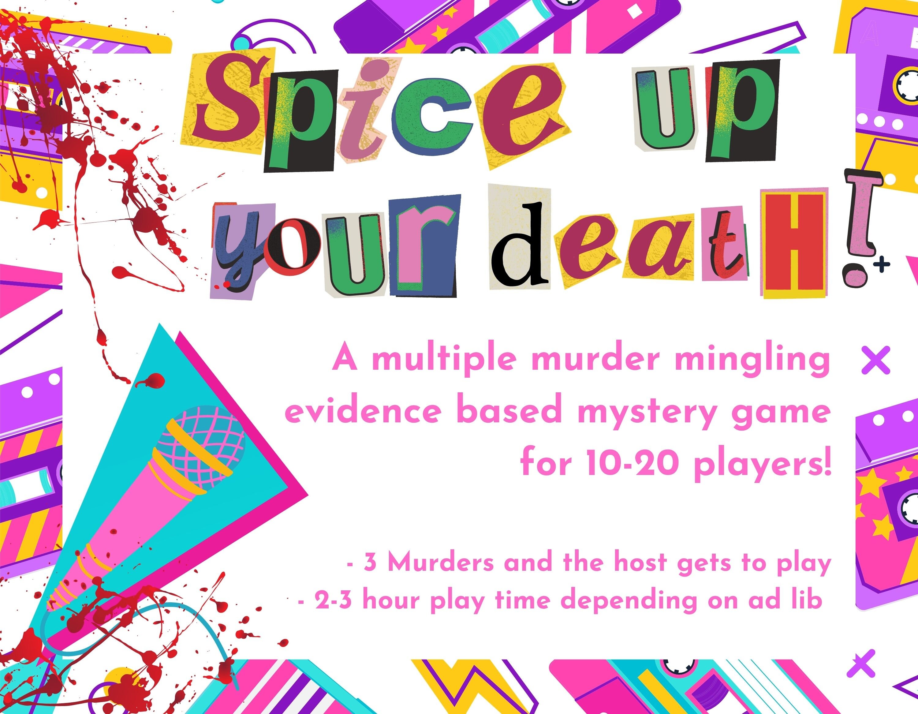 10-20 Players/90s Themed Murder Mystery/adult Murder Mystery - Etsy