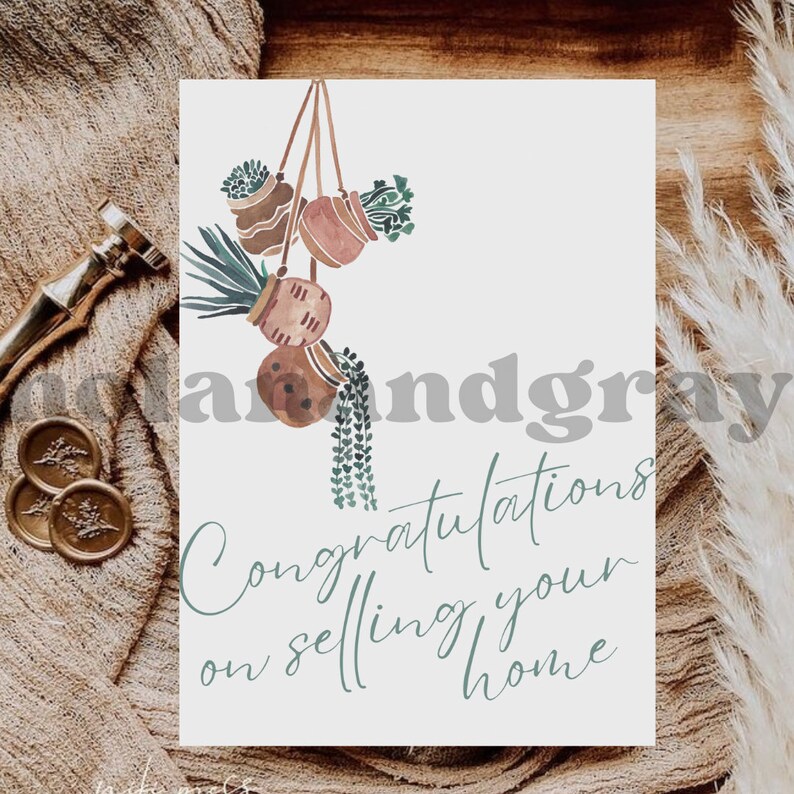 Congratulations: Greeting Card Template - Etsy