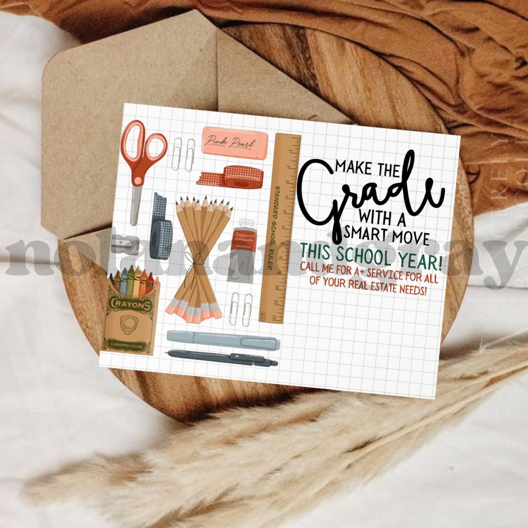 First Day of School: Client Mailer Template - Etsy