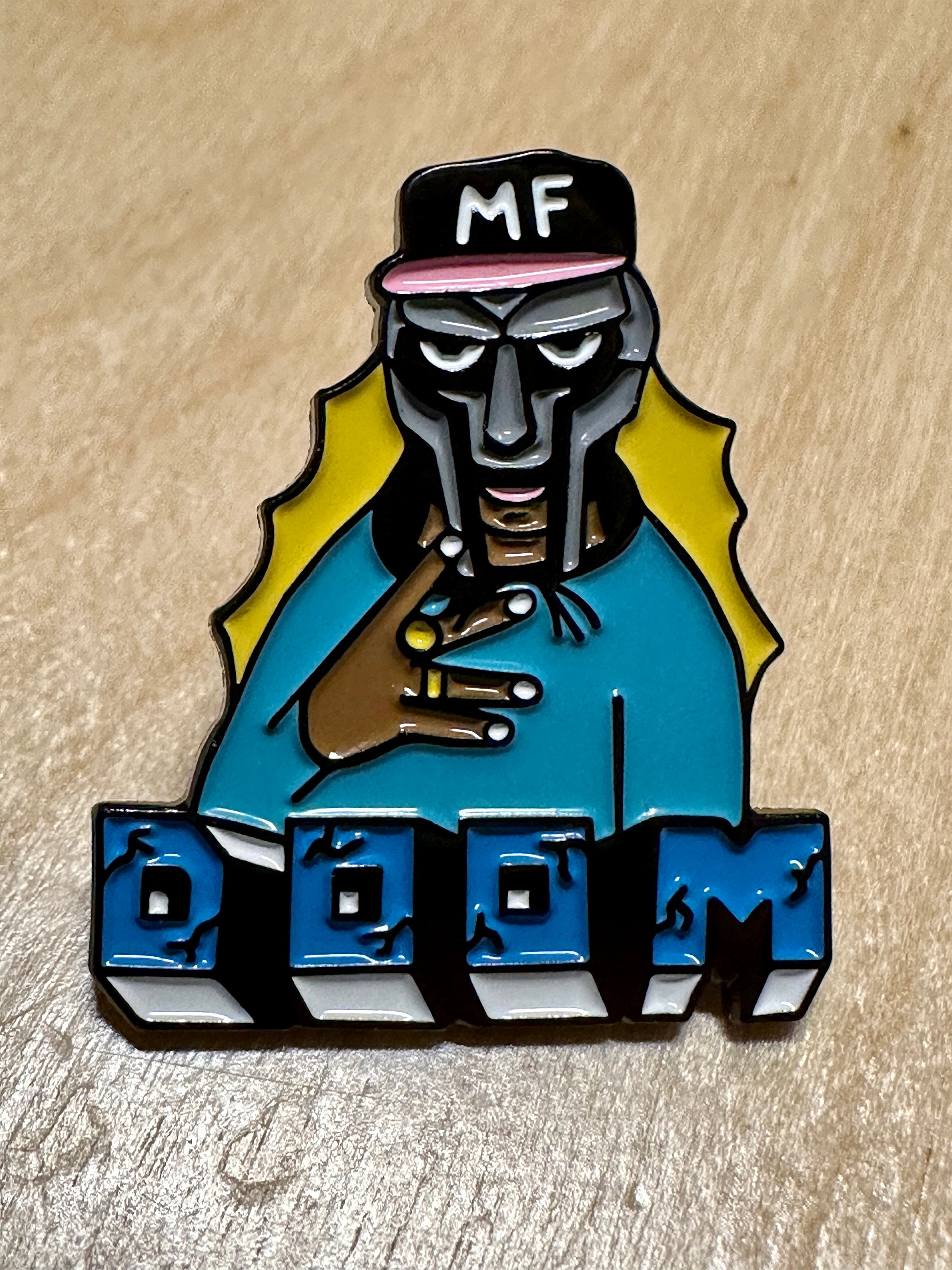 MF DOOM Doom Mask Pin DOOM Mask Logo Rap Pin Hip-hop Doom Pin - Etsy