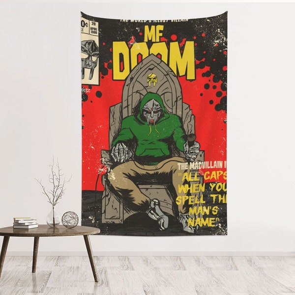 Mf Doom Comic Poster - Etsy