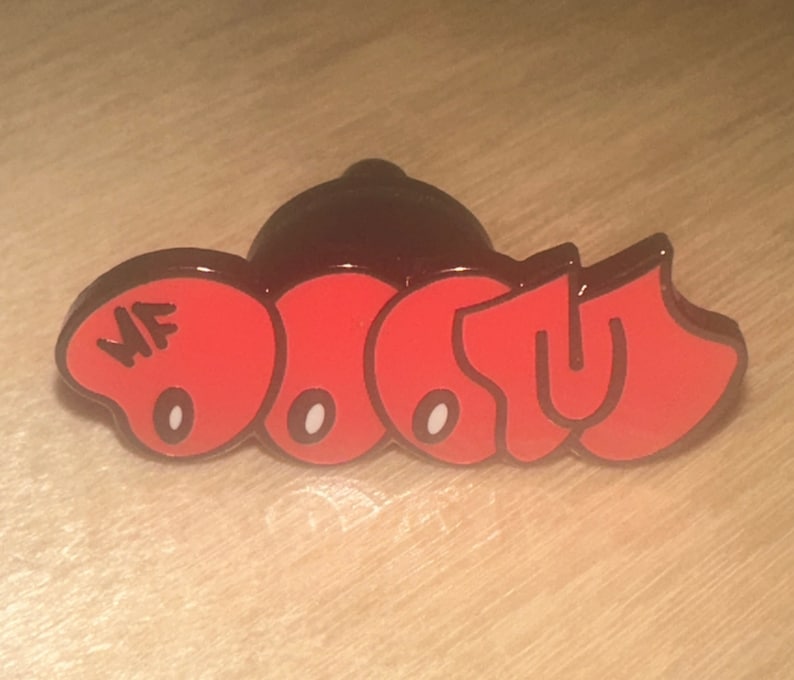 Mf Doom Pin Red Tag Enamel Lapel Madvillian Operation Doomsday Super ...