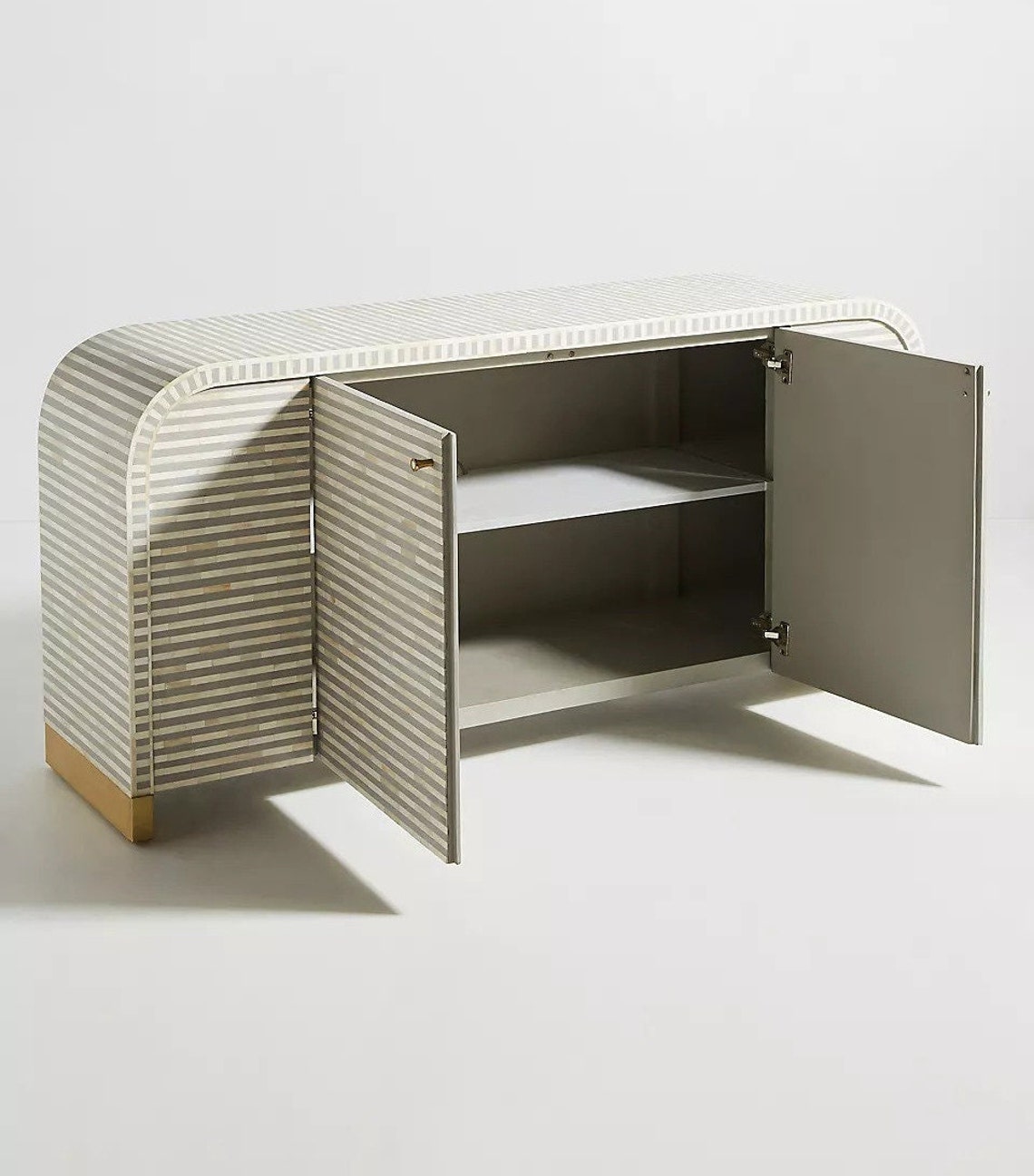 Waterfall Inlay Buffet Bone Inlay Sideboard Bone Inlay - Etsy