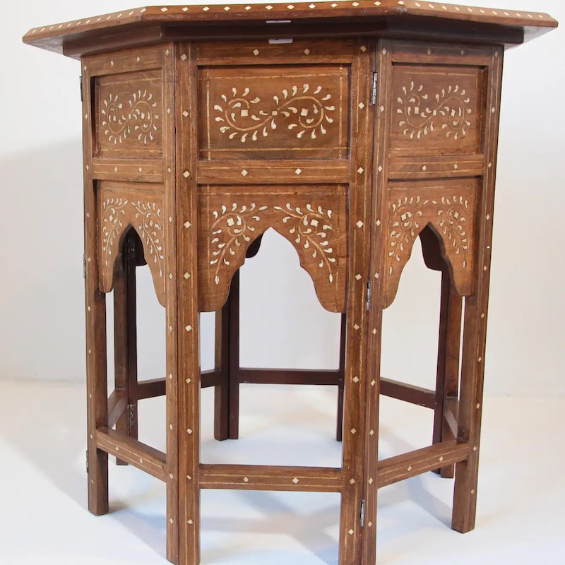 Indian Inlay Table - Etsy