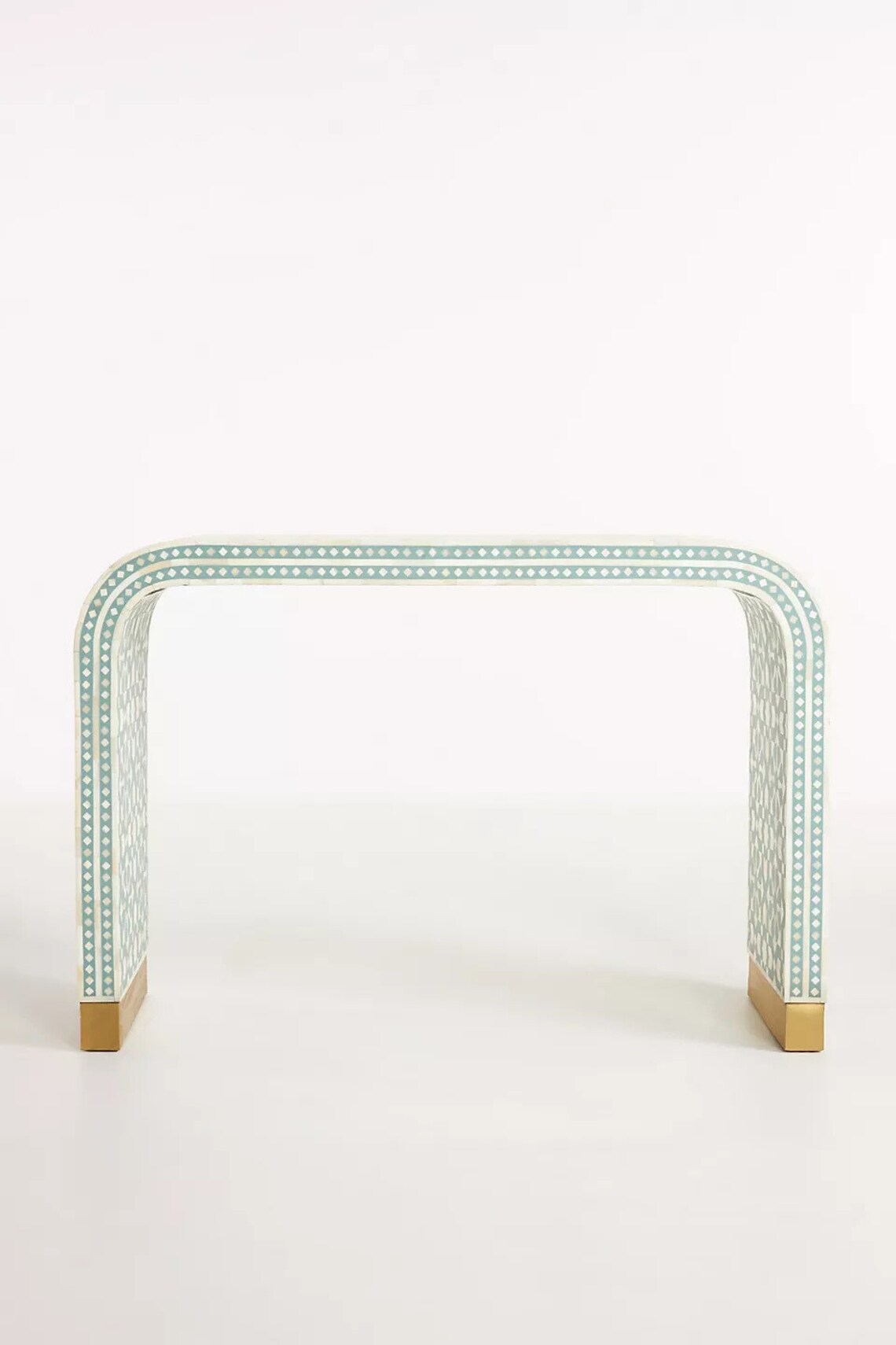 Waterfall Morroccan Inlay Console Table Bone Inlay Waterfall - Etsy