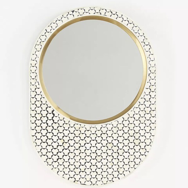 Bone Inlay Mirror - Etsy