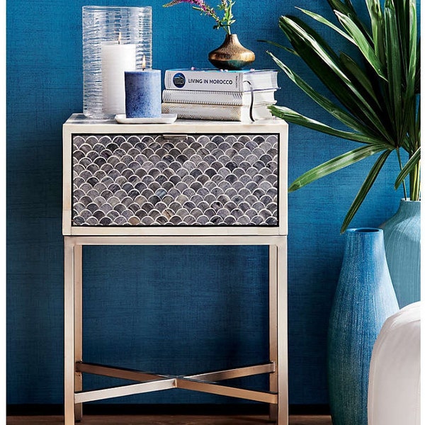 Bone Inlay Nightstand - Etsy