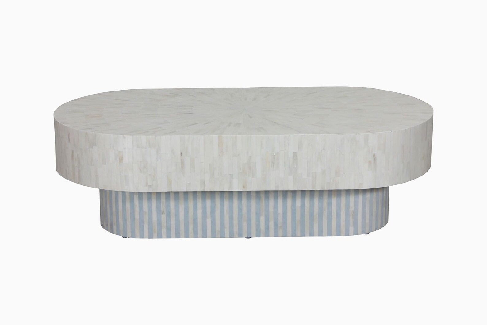 Bone Inlay Coffee Table Oval Bone Inlay Center Table Bone - Etsy