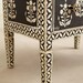 Paisley Bone Inlay Chest of Drawers Black, Paisley Inlay Dresser, Bone ...