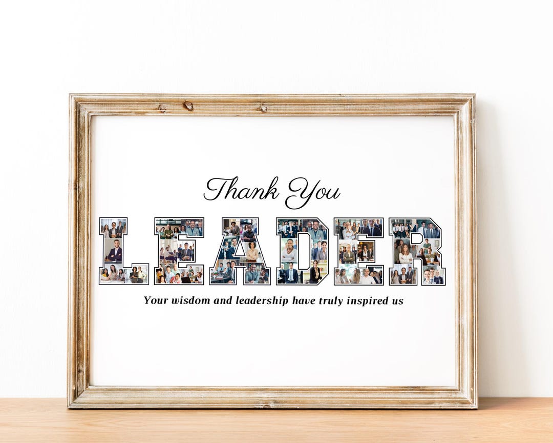 Personalized Leader Appreciation Gift ,retirement Photocollage,boss ...