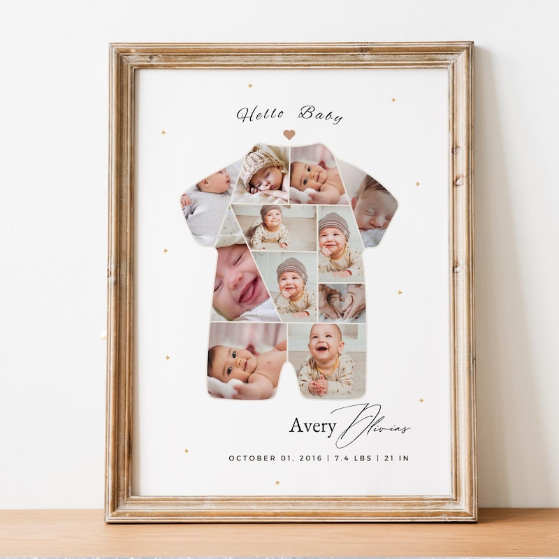 Baby Photo Collage - Etsy
