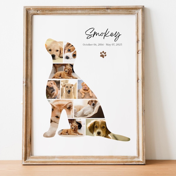 Dog Photo Collage - Etsy