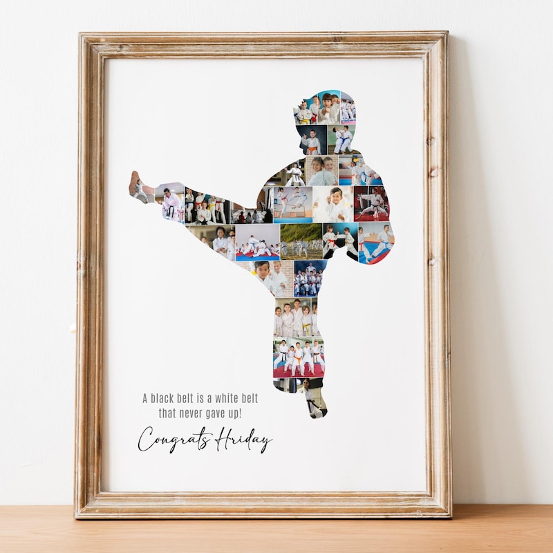 Karate Photo Collage Gift - 60+ Gift Ideas for 2026